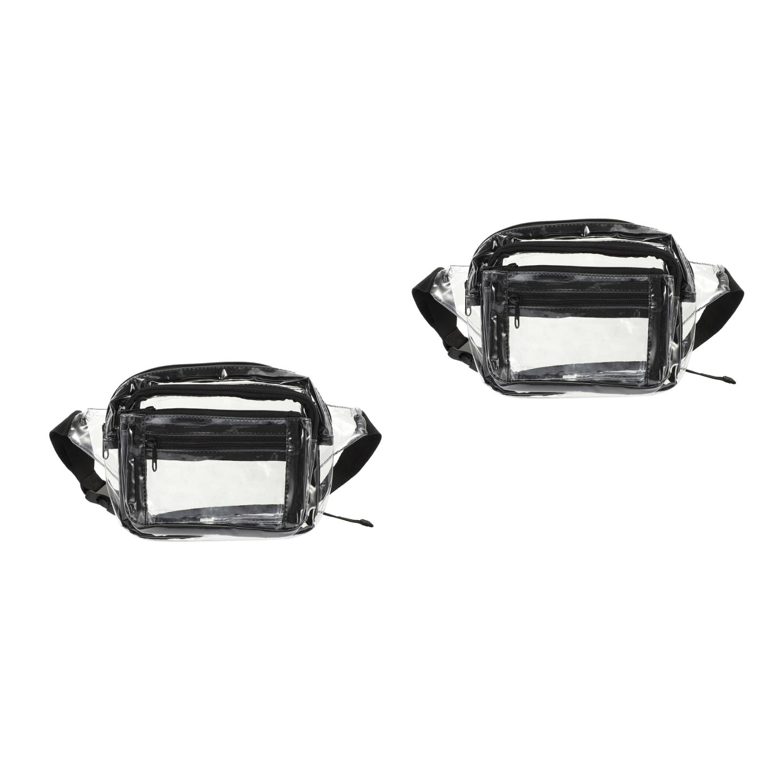 Raindrops 2pcs Pack Clear Pack Waterproof Waist Bag Stadium Approved ...