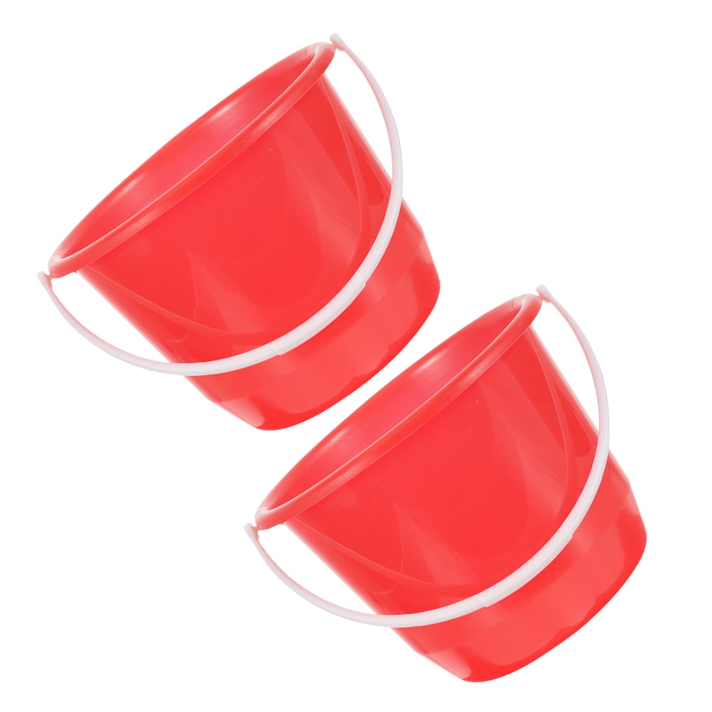 Raindrops 2pcs Plastic Water Bucket with Handle Bathing Pet Care Bucket ...