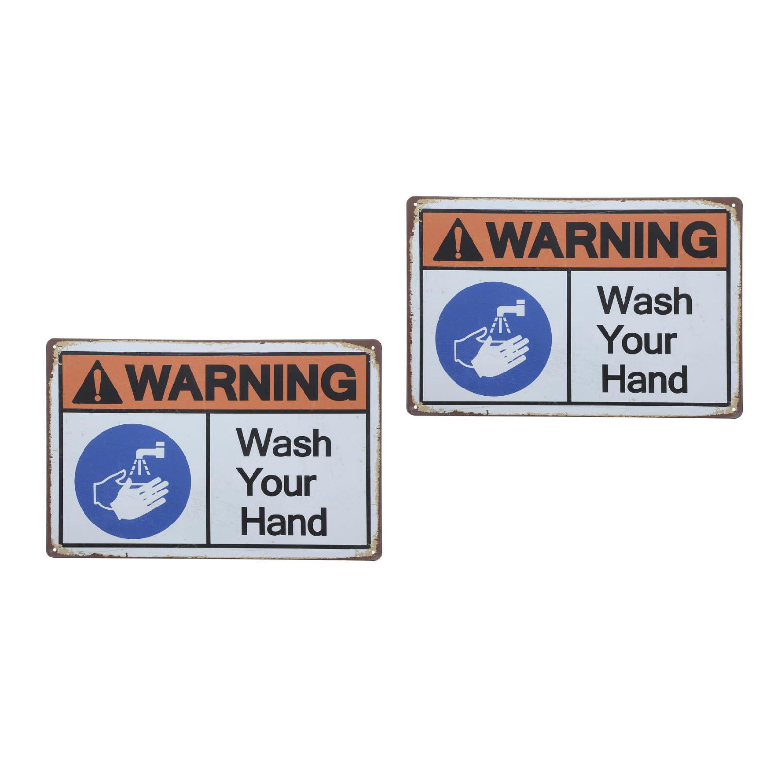 Raindrops 2pcs Please Wash Your Hands Sign wash Safety Warning Products ...
