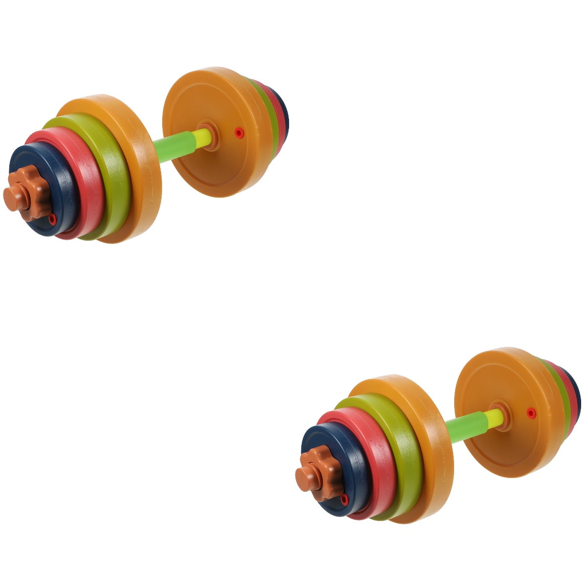 Raindrops 2pcs Portable Dumbbell Kids Hand Bar Plastic Dumbbell Kids ...