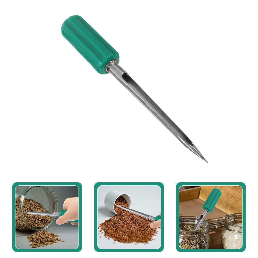 Raindrops 2pcs Professional Metal Grains Powder Sampler Grain Sampling ...