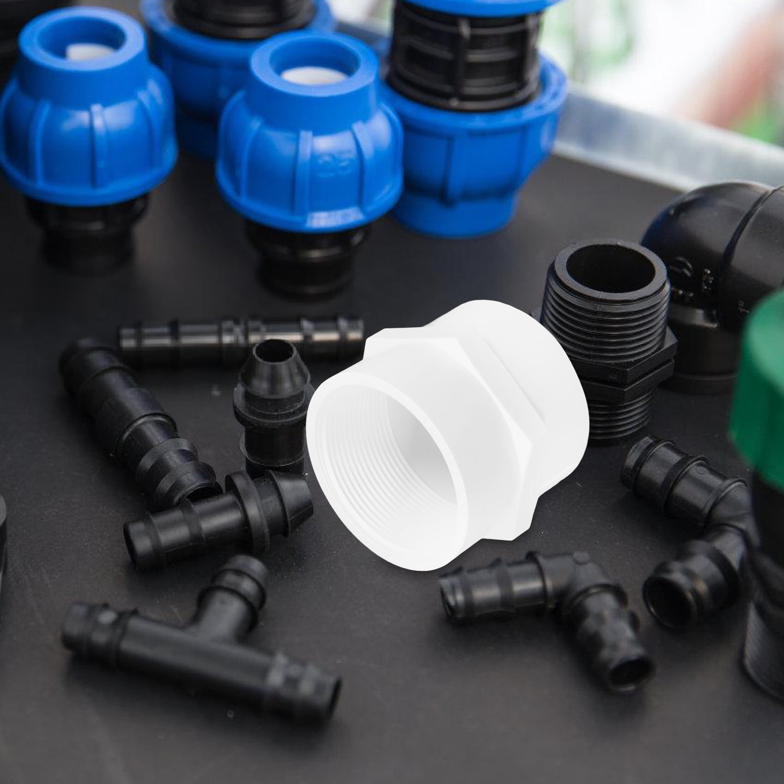 Raindrops 2pcs Pvc Fittings Pvc Adapter Coupling Pvc Pipe Fittings Pvc ...