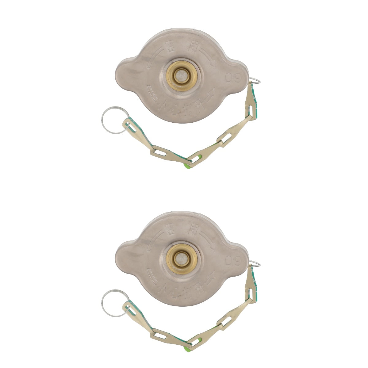 Raindrops 2pcs Radiator Cap Tricycle Coolant Cap Stainless Steel ...