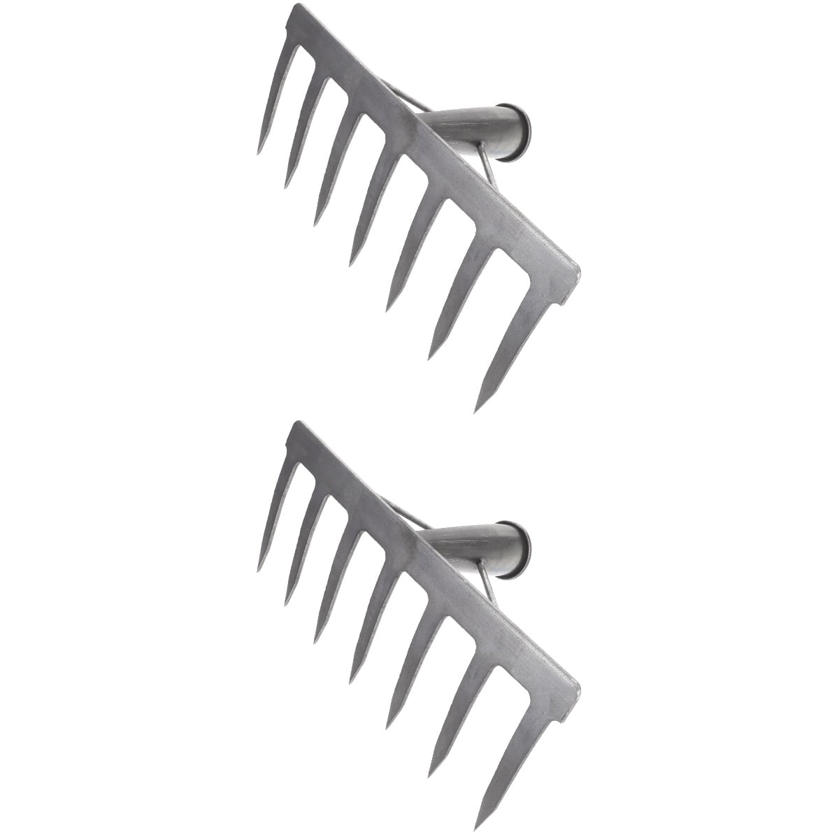 Raindrops 2pcs Rake Head Garden Yard Loosening Soil Rake Head Lawn ...