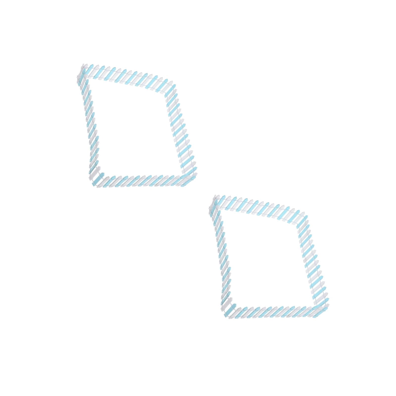 Raindrops Hemoton 2pcs Realistic Mini Fence for Micro Landscapes Simple ...