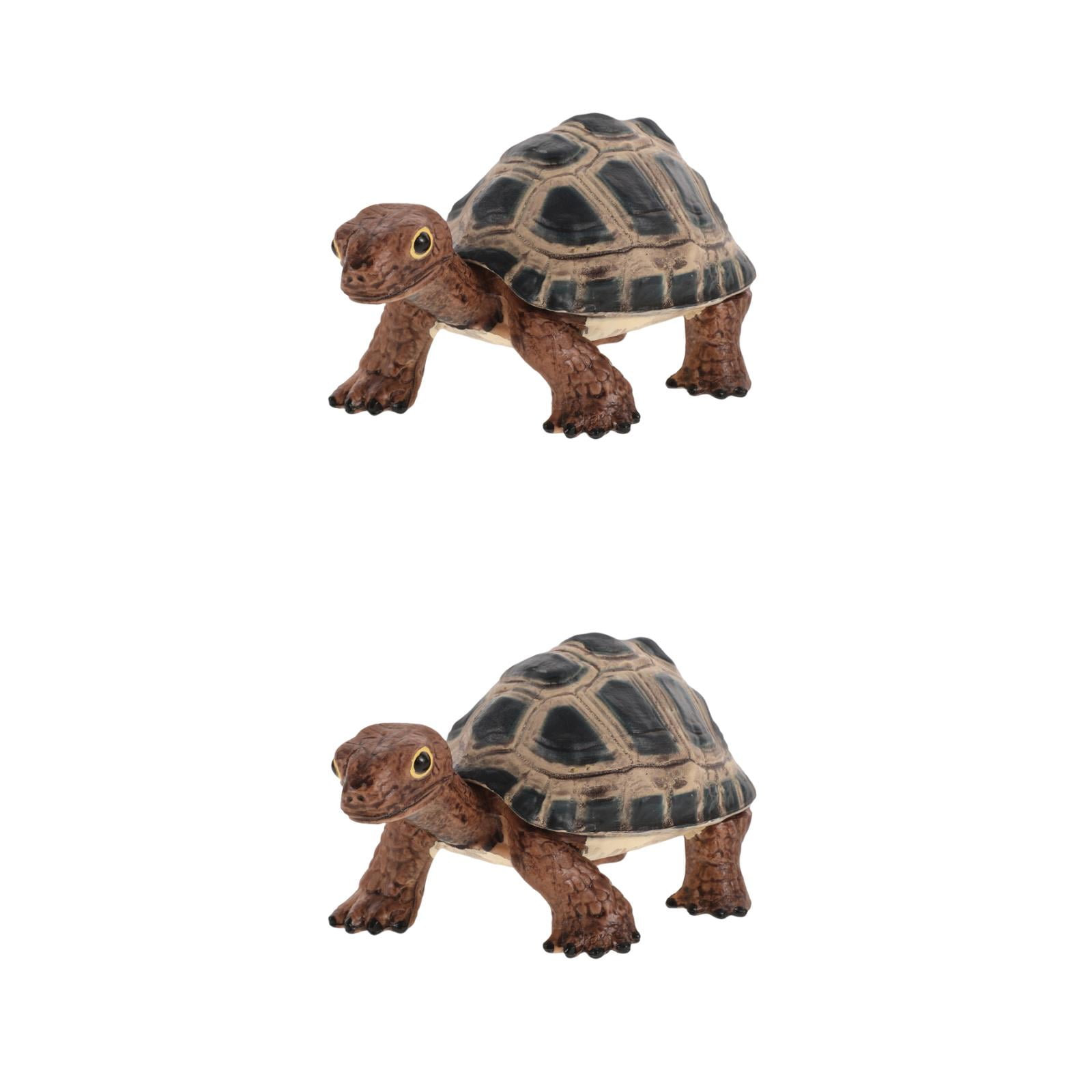 Raindrops 2pcs Realistic Turtle Model - Turtle Figurine Toy Decorative ...