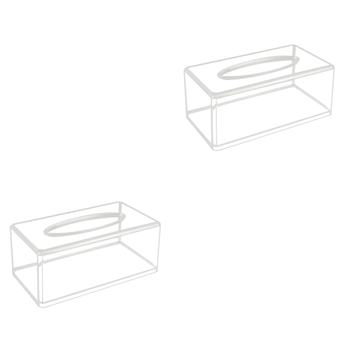 Raindrops 2pcs Rectangular Paper Extraction Storage Box Paper Towel ...