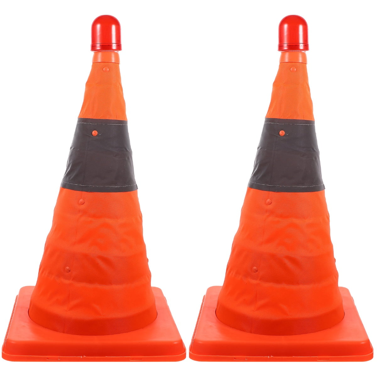 Raindrops 2pcs Reflective Traffic Safety Cone Multi Purpose Collapsible ...