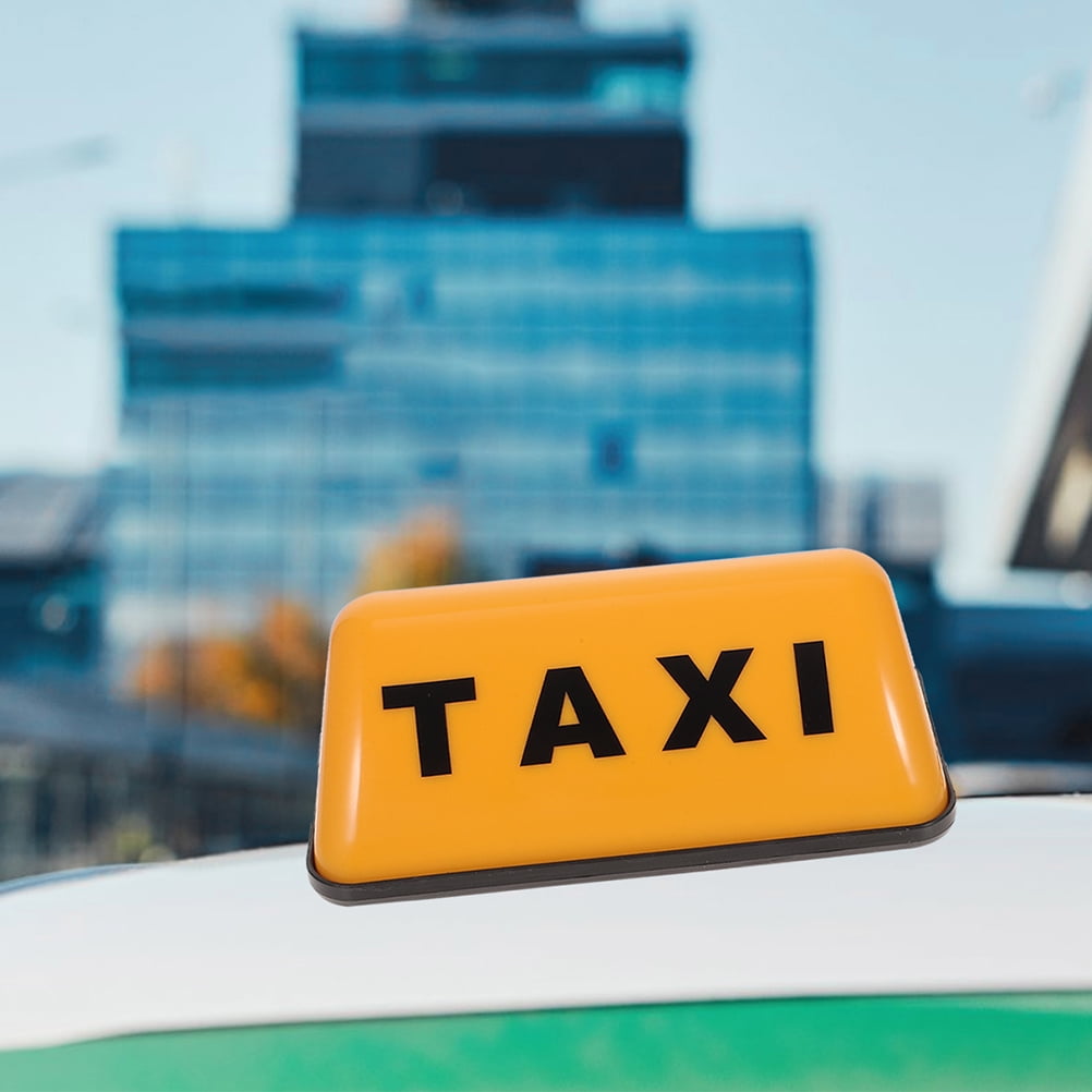 Raindrops 2pcs Retro Taxi Led Light Sign Car Topper Weatherproof Simple ...