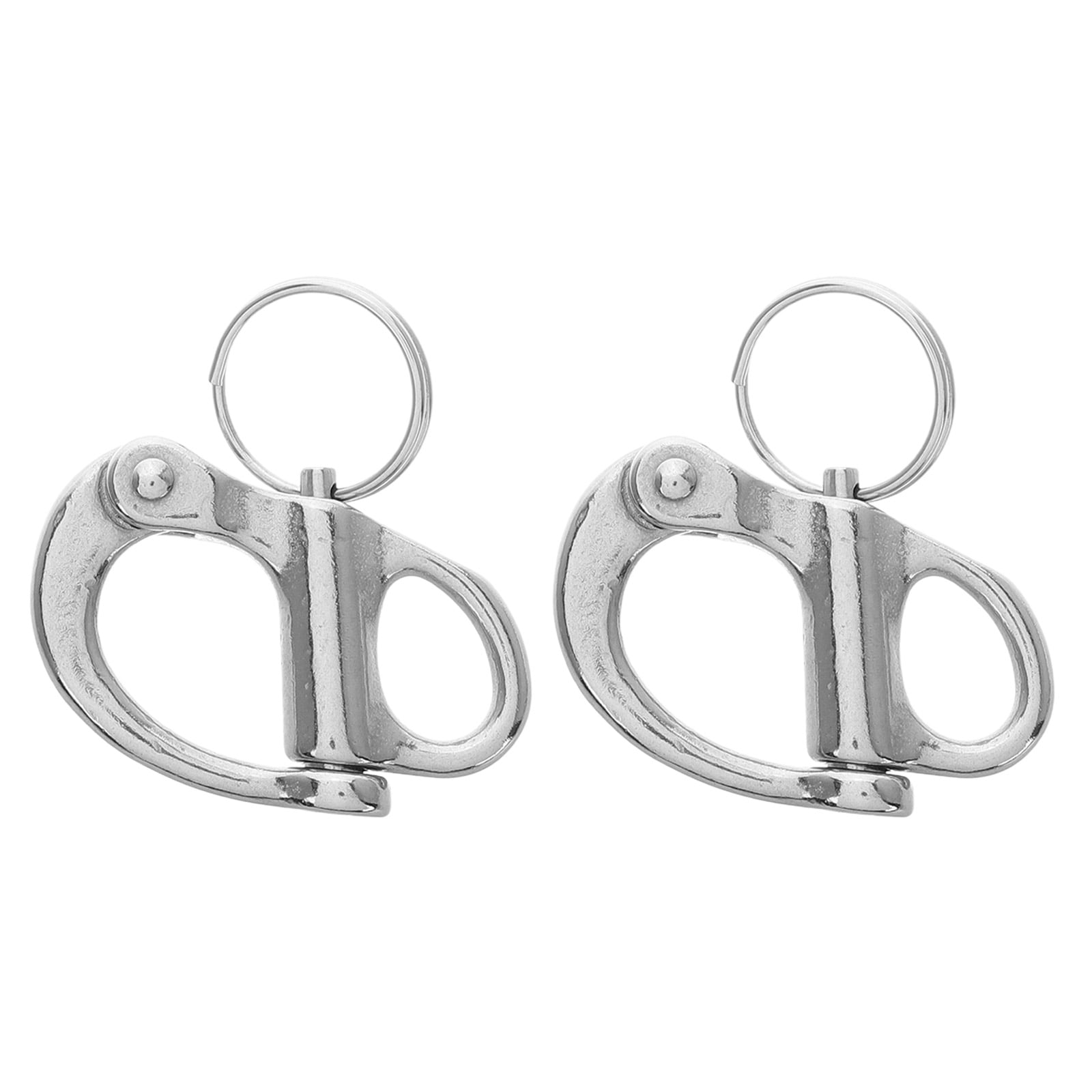 Raindrops 2pcs Rope End Snap Hook Quick Release Carabiner Mini Shackle ...