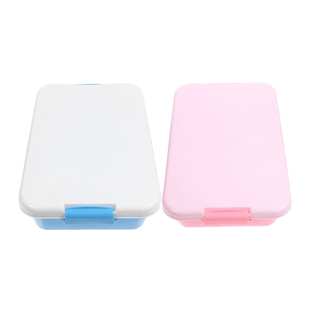 Raindrops 2pcs Sandbox Handheld Sand Tray With Lid Portable Sandbox ...