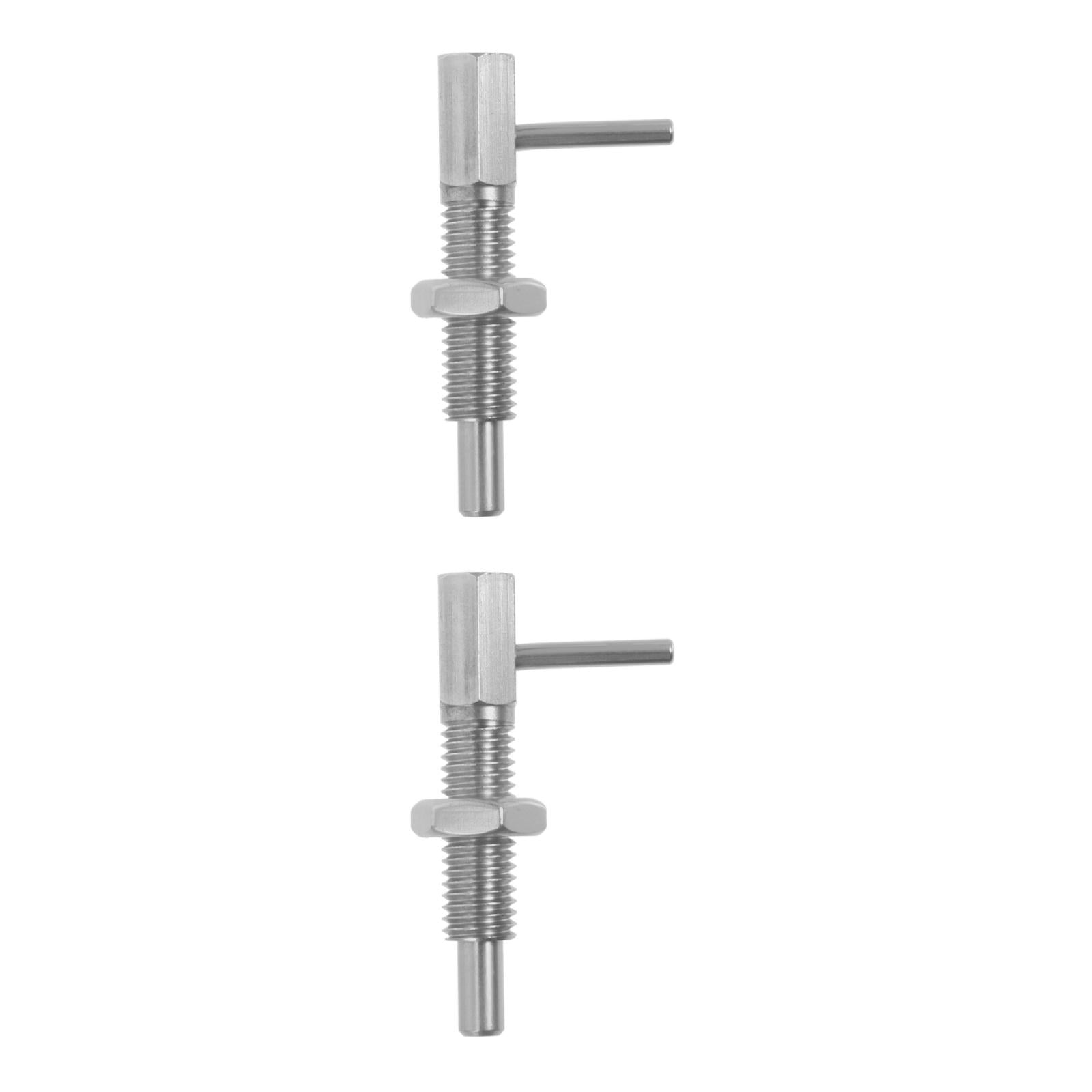 Raindrops 2pcs Secure Loaded Latch with L-Shaped Plunger Stainless ...