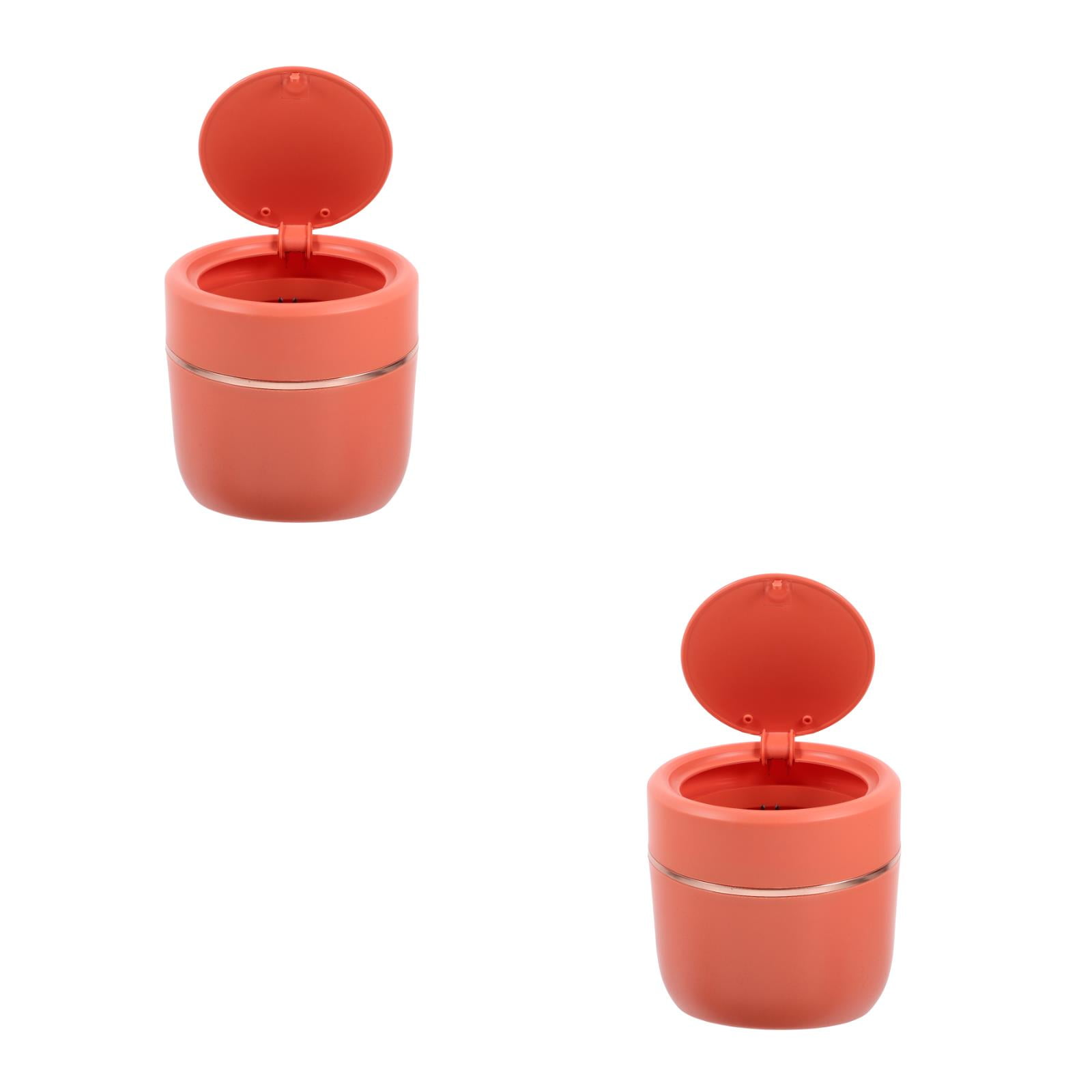 Raindrops 2pcs Small Countertop Trash Can Mini Desktop Wastebasket for ...