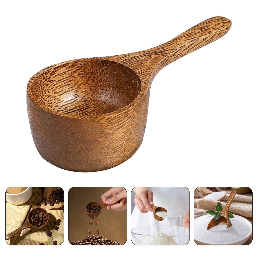 Raindrops 2pcs Small Wooden Scoops For Canisters Flour Scoops For ...