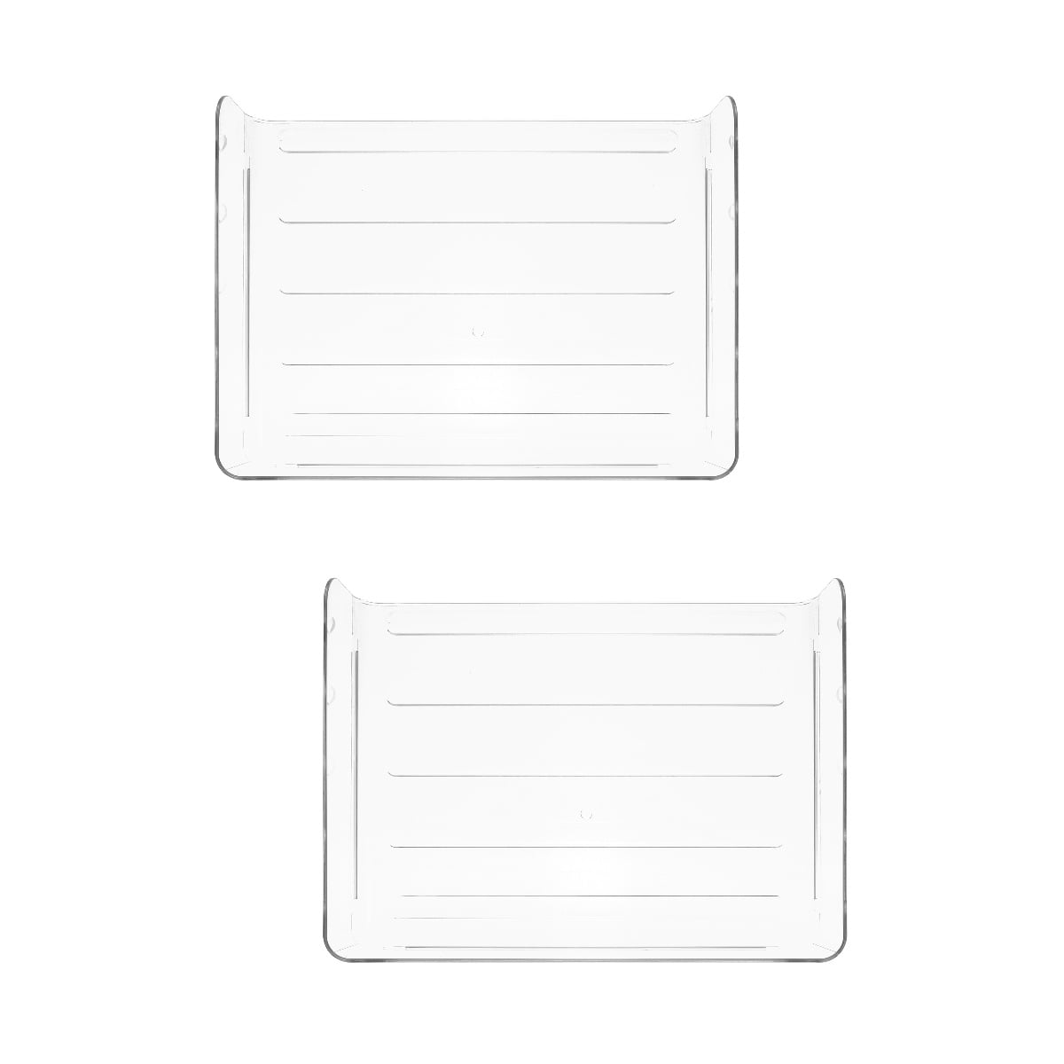 Raindrops 2pcs Stackable A4 Filing Tray Office Desk File Rack Tidy File ...