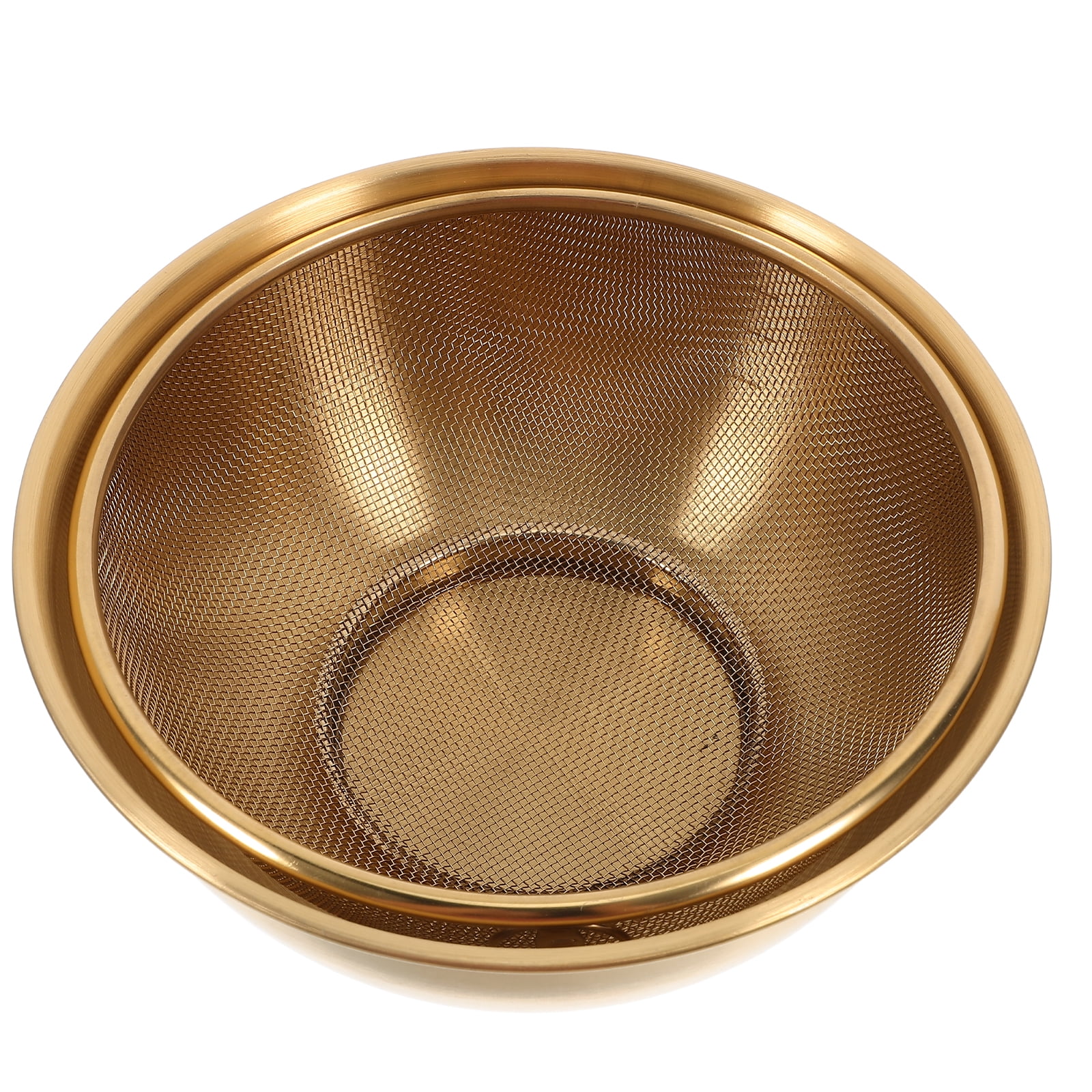 Raindrops 2pcs Stainless Steel Colander Basket Strainer Colander Basket ...