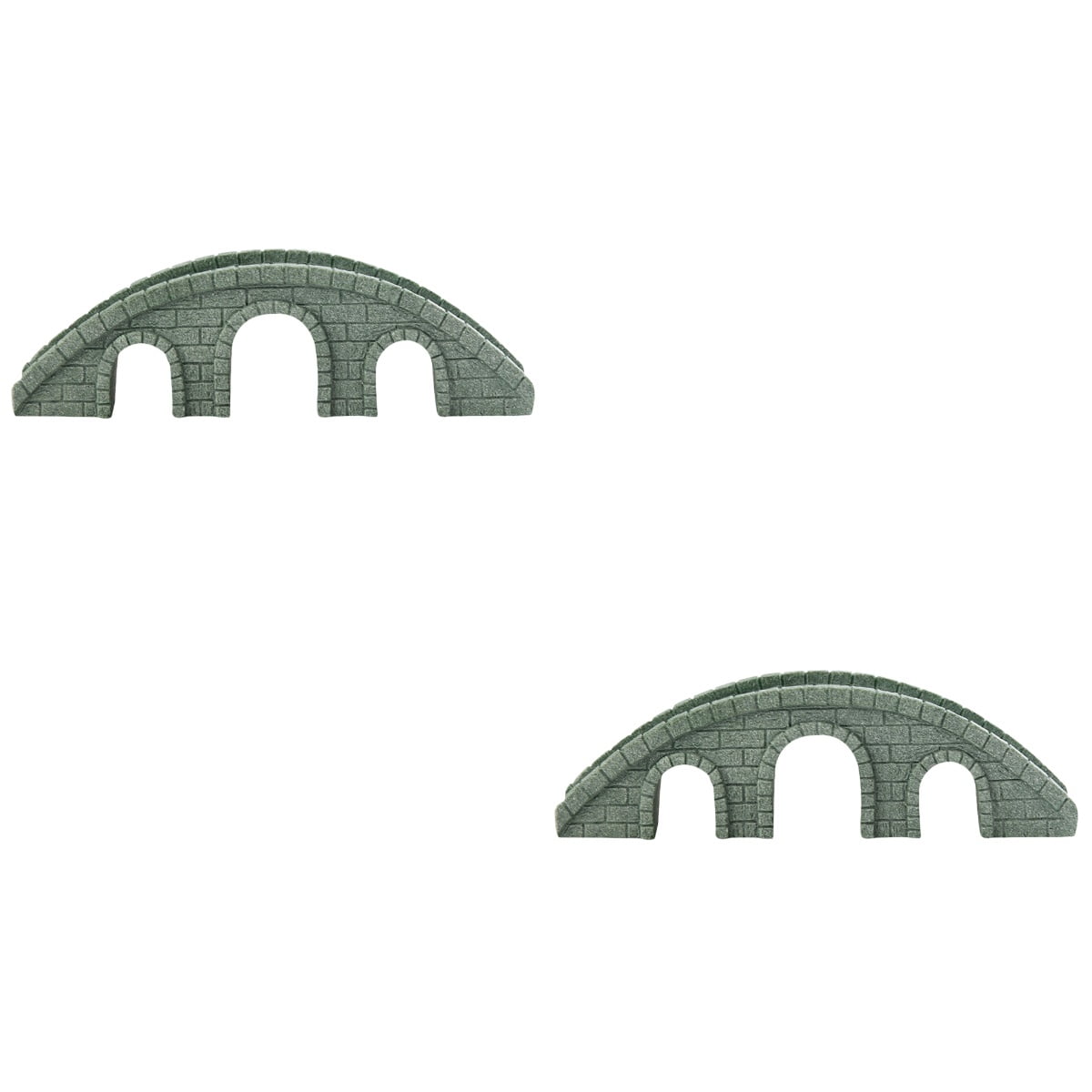 Raindrops 2pcs Stone Bridge Mini Statue Stone Arch Bridge Vintage Style ...