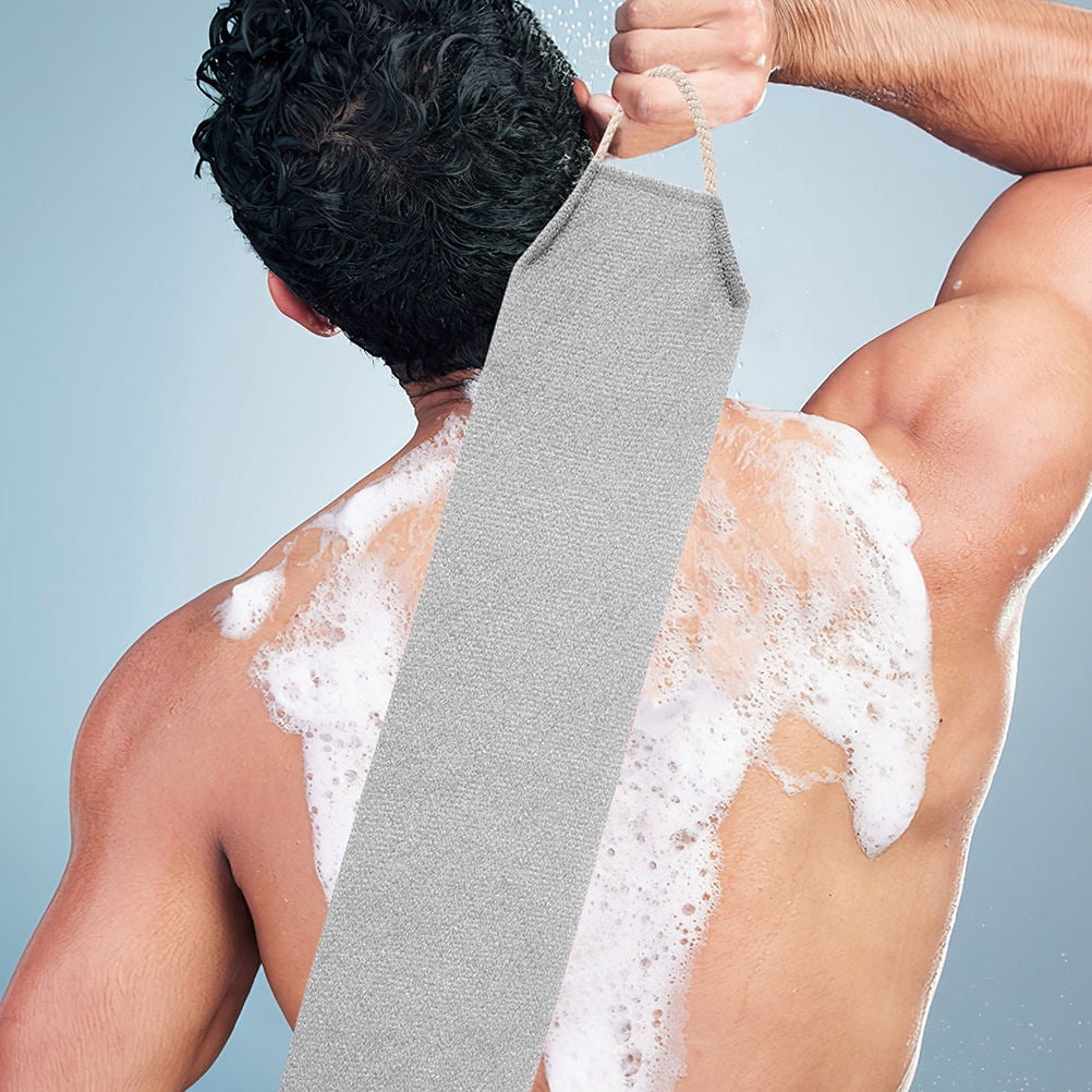 Raindrops 2pcs Stretchable Exfoliating Back Scrubber Towel Long Strip ...