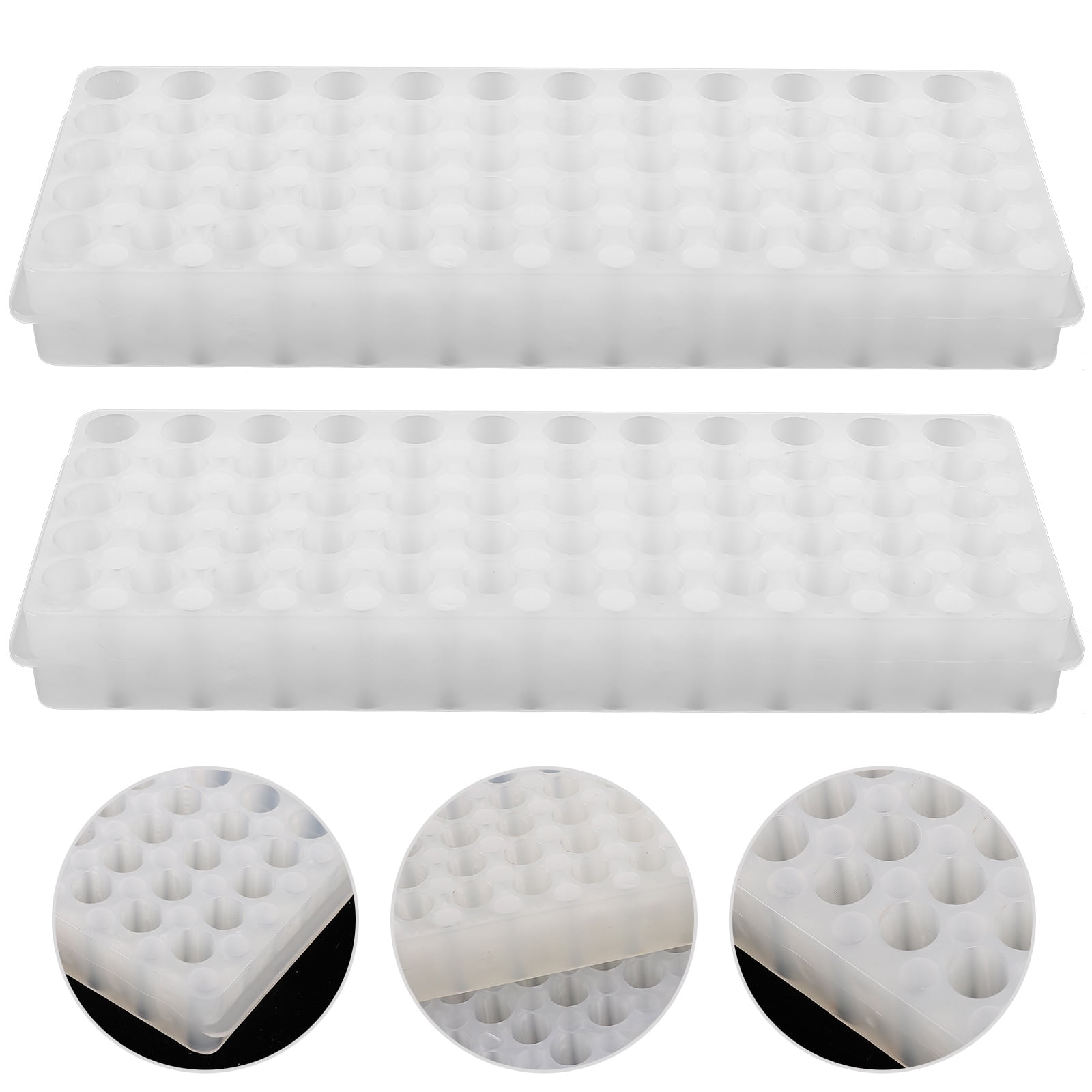 Raindrops 2pcs Test Tube Rack Centrifuge Tube Holder 60 Slots Sampling ...