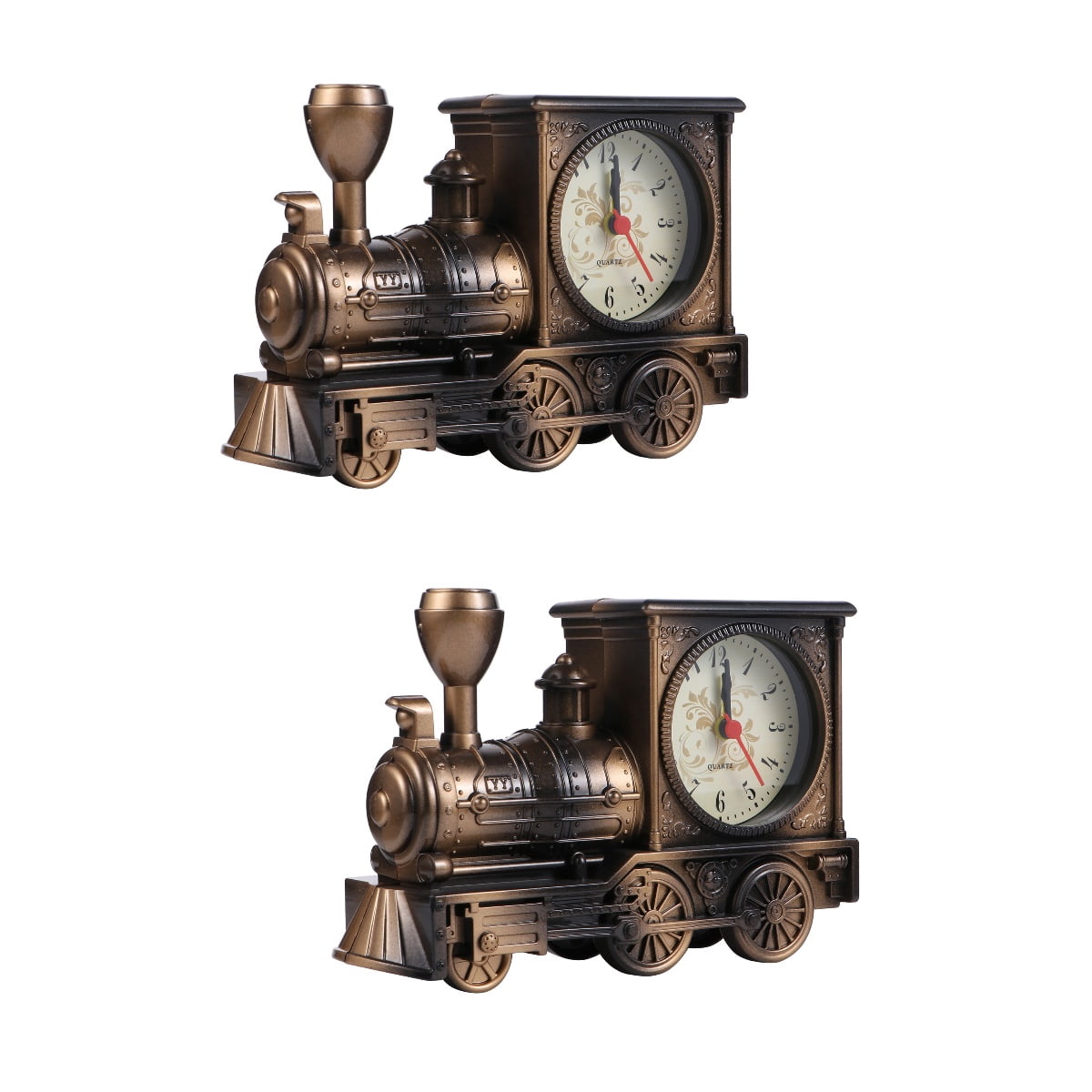Raindrops 2pcs Train Shape Alarm Clock Household Kids Room Decoration ...