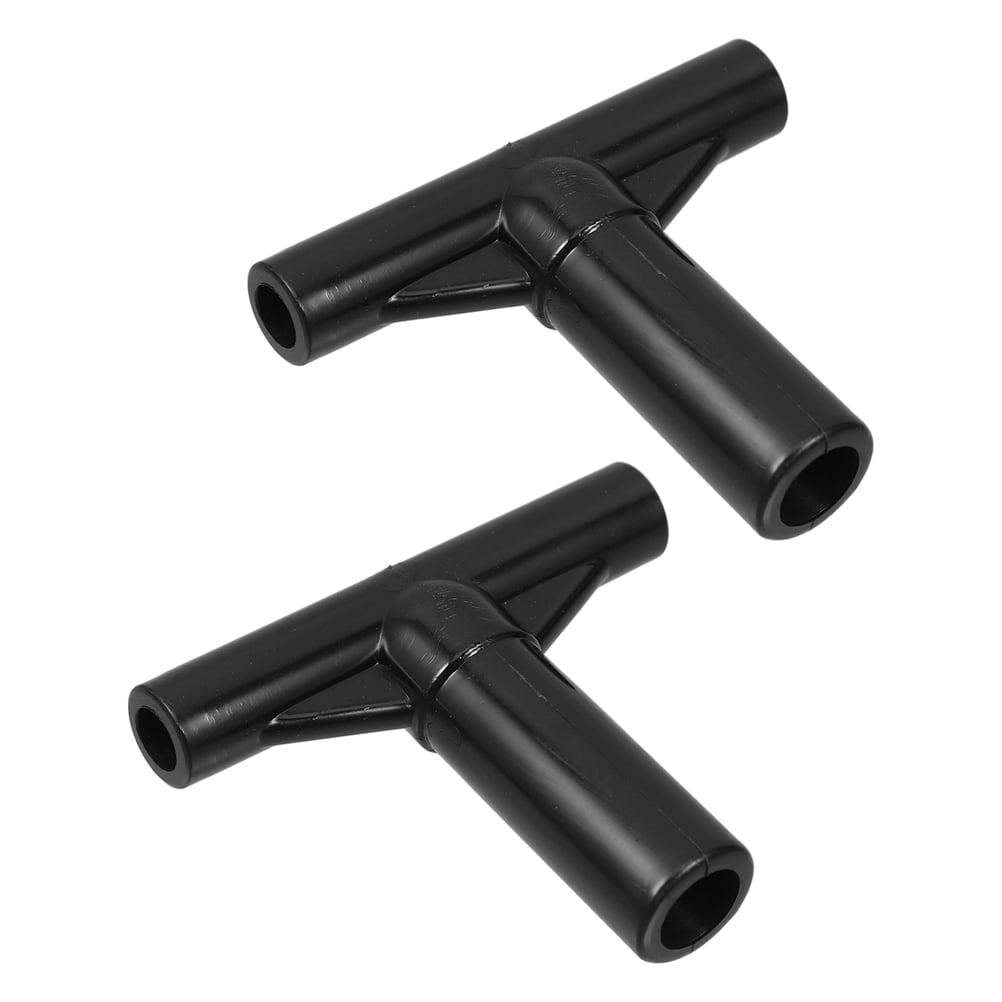 Raindrops 2pcs Trampoline Pole Covers T-Tube Connector Trampoline Black ...