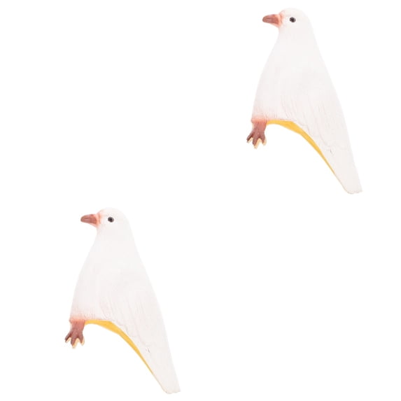 Raindrops 2pcs Trick Prop Performance Pigeon Prop Artificial Pigeon ...