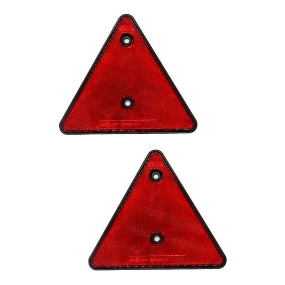 Raindrops 2pcs Truck Triangle Reflector Car Reflective Sign Board Plate ...