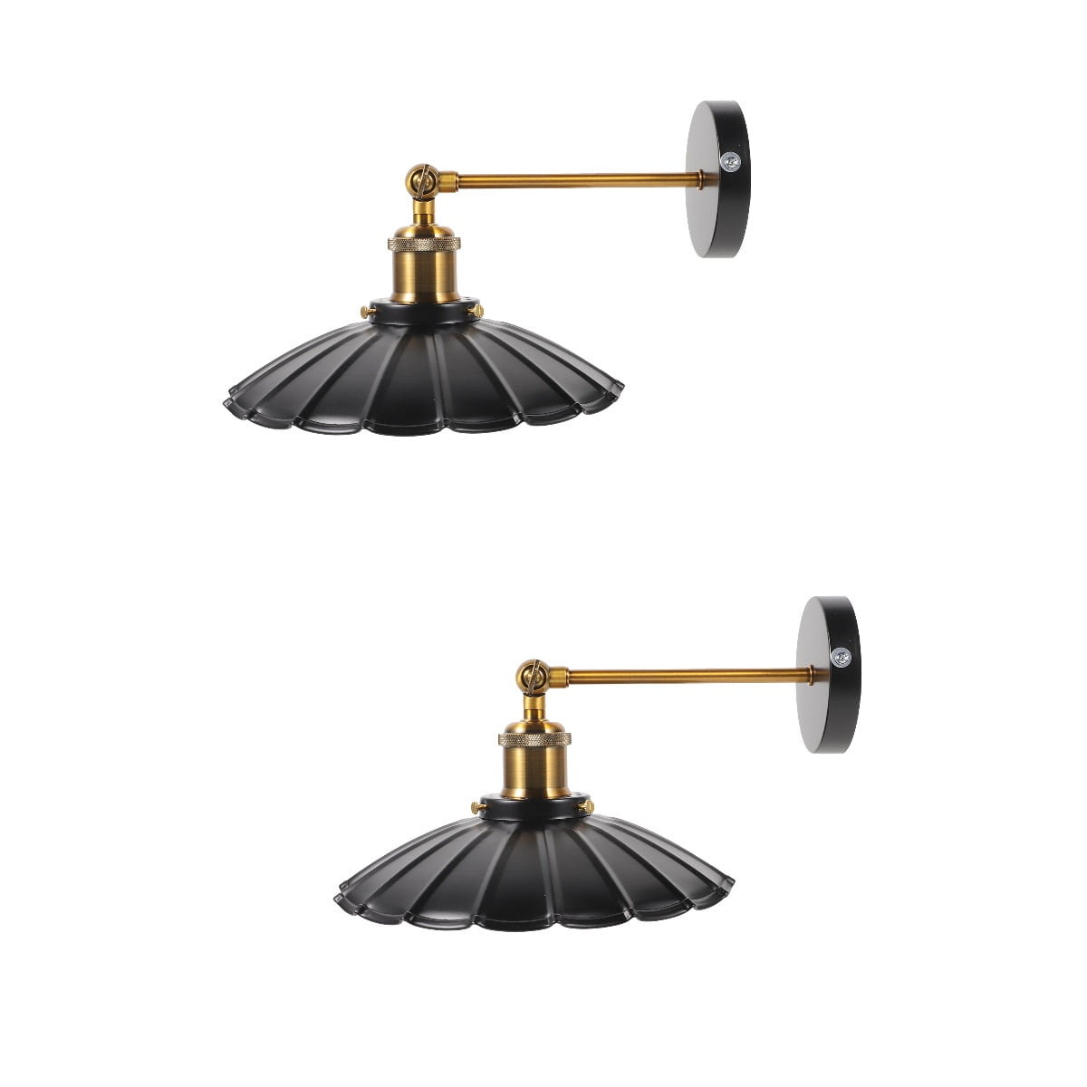 Raindrops 2pcs Unique Iron Art Wall Lamp Retro Style Home Wall Lamp Creative Industrial Style ...