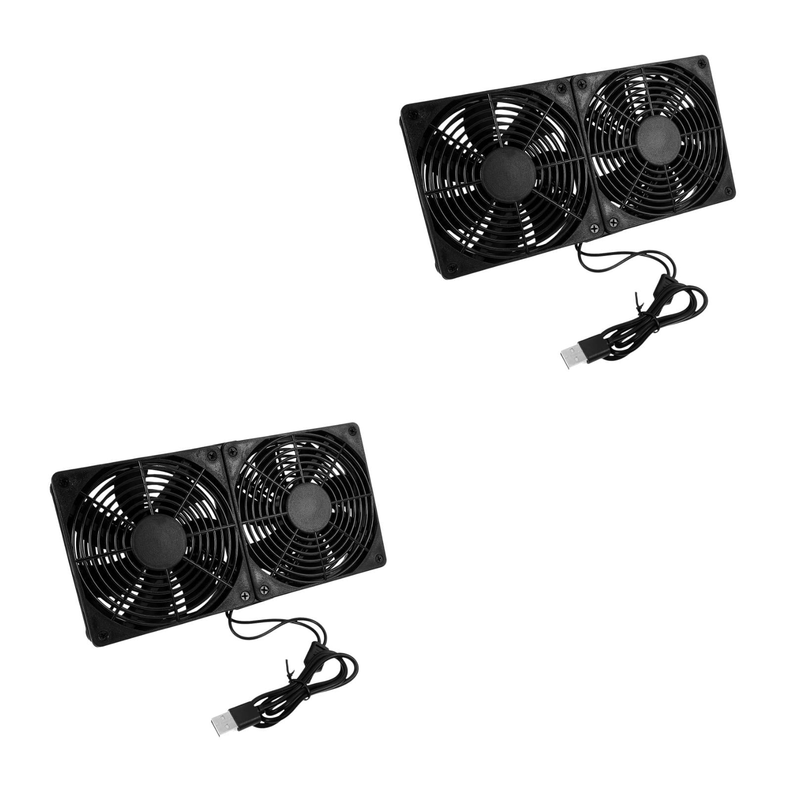 Raindrops 2pcs Usb Cooling Fan Usb Computer Fan Dual Cooling Fan ...