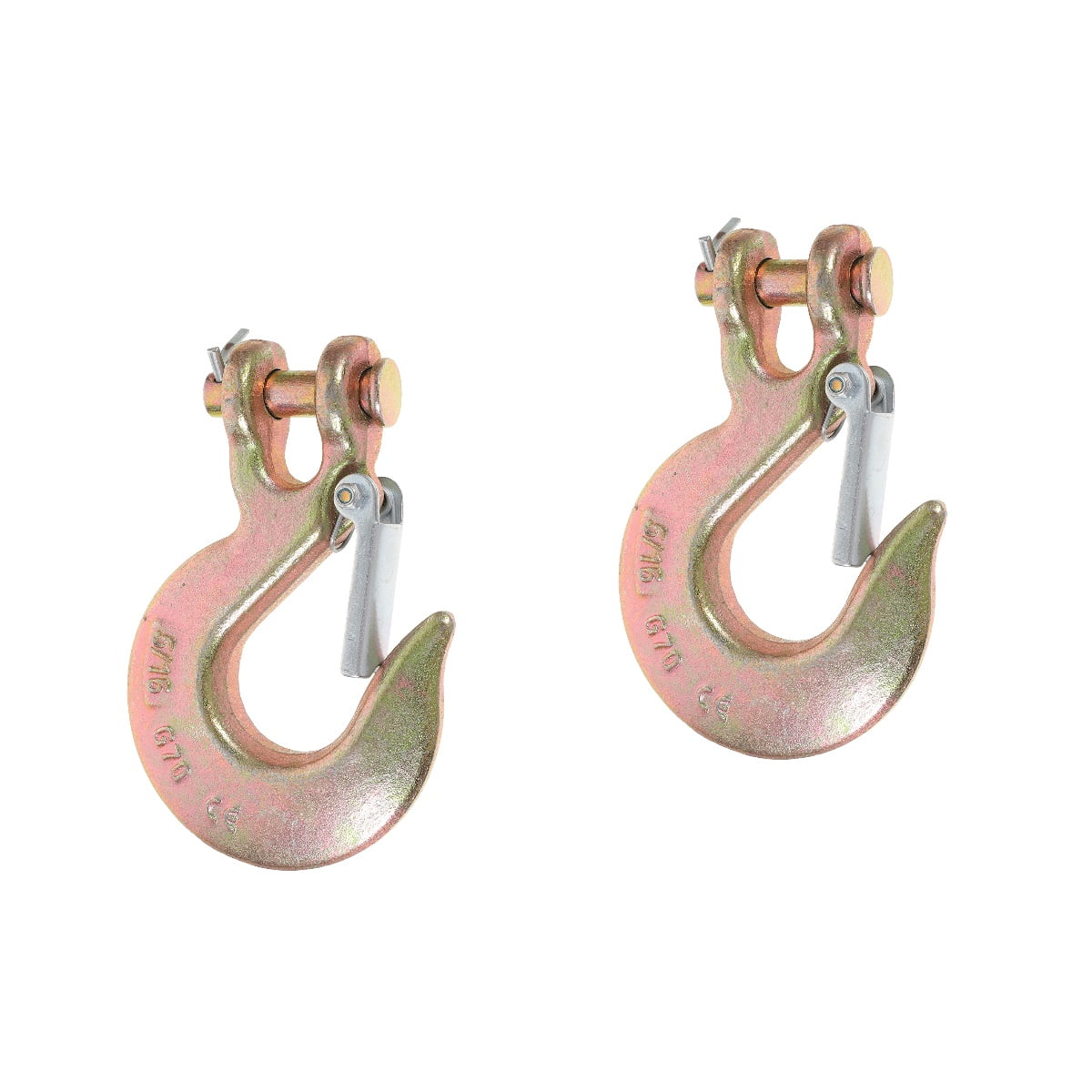 Raindrops 2pcs Weight Lifting Hook Heavy Duty 5/16 Inch Lifting Cargo ...