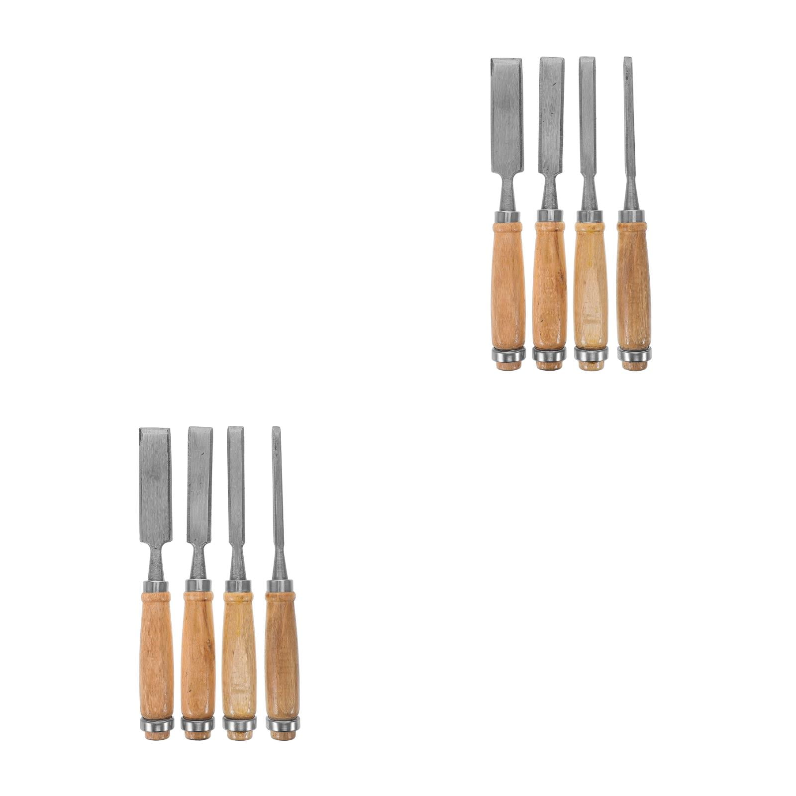 Raindrops 2pcs Wood Carving Chisel Set 4pcs Wood Craft Chisel Handheld ...