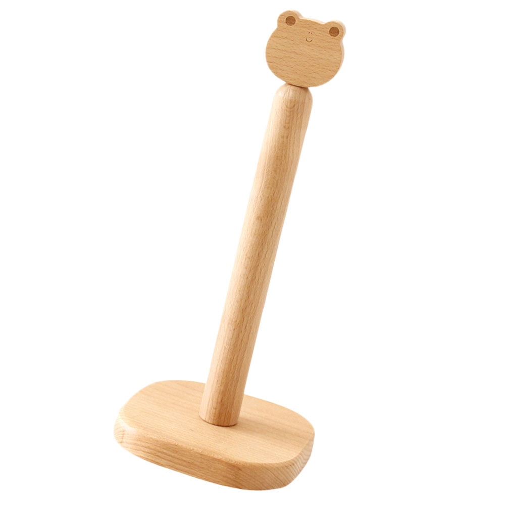 Raindrops 2pcs Wooden Toilet Paper Holder Roll Paper Stand Organizer ...