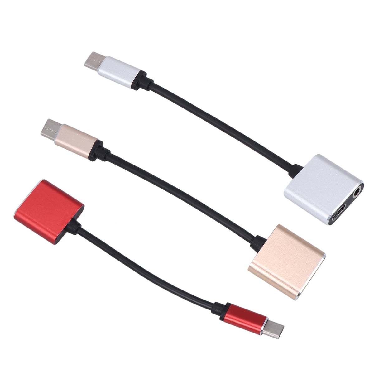 Raindrops 3.5mm Type-C Earphone Adapter 2 in 1 Adapter Earphone ...