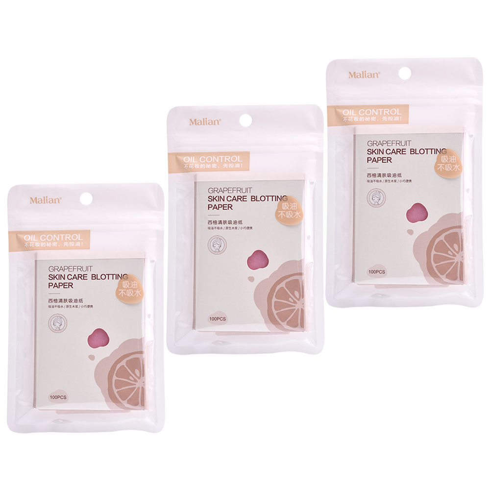 Raindrops 3 Bags Scented Oil Absorbing Papers Oil-absorbing Tissues ...