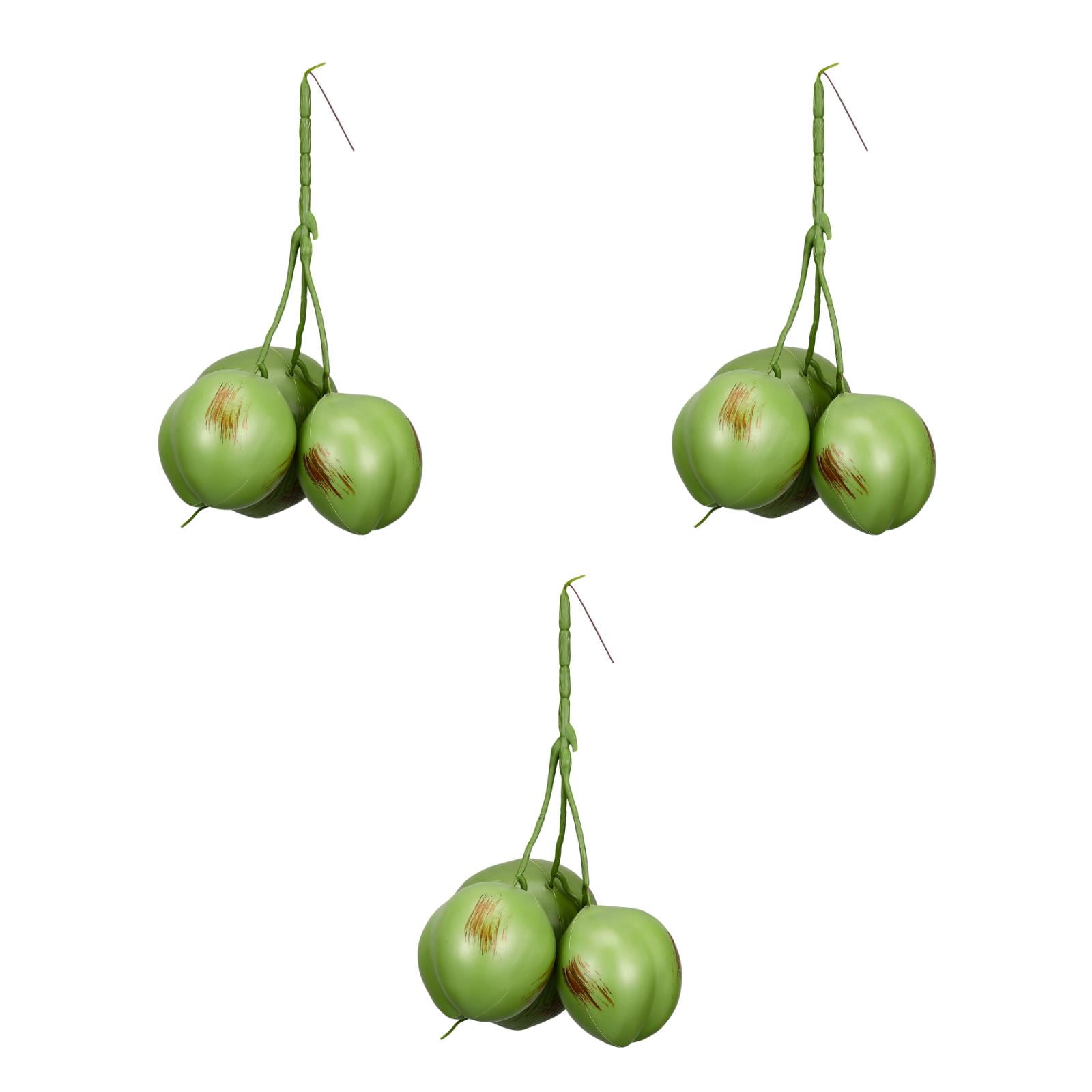 Raindrops 3 Bunches Artificial Coconuts Tropical Scene Coconuts ...