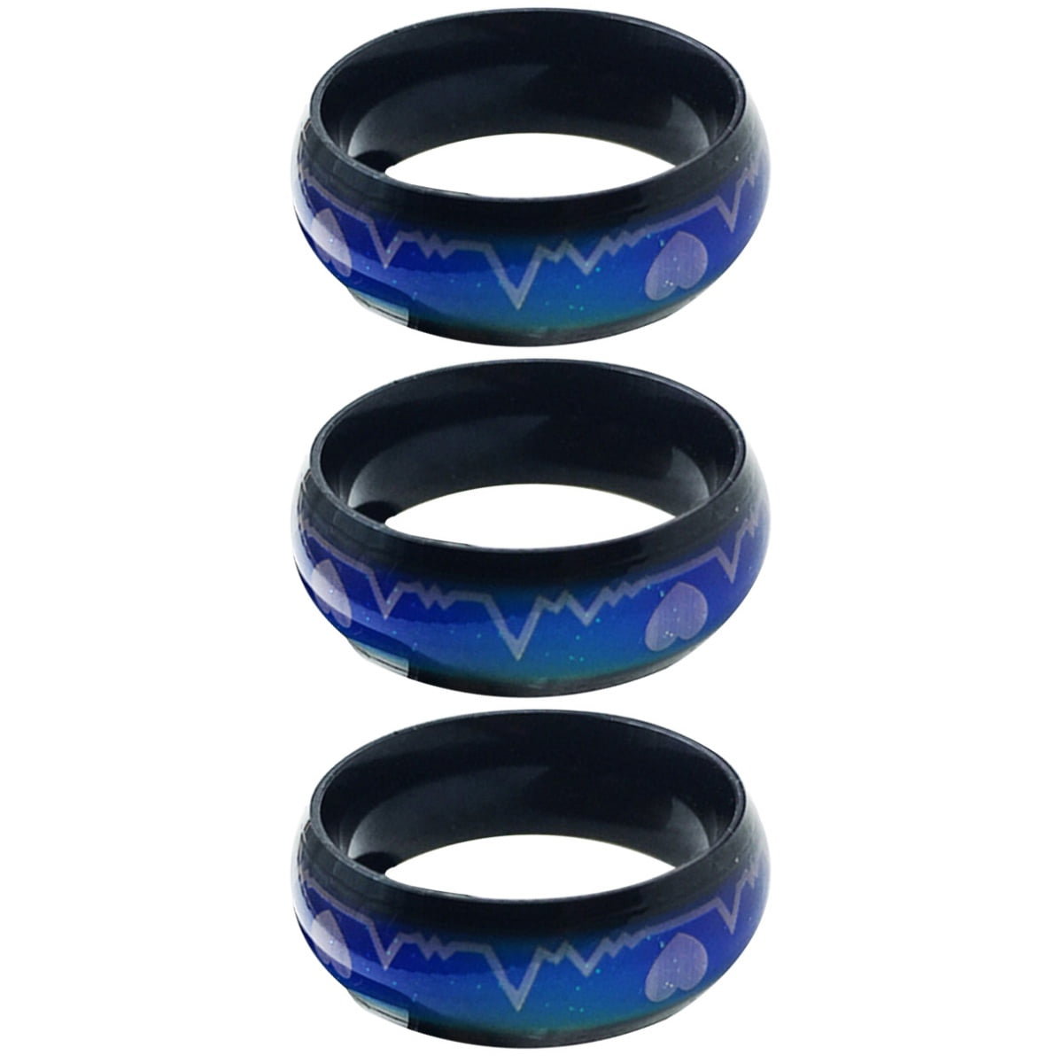 Raindrops 3 Count Feeling Ring Mood Ring Men Fidget Rings Lovers 2.00X2 ...