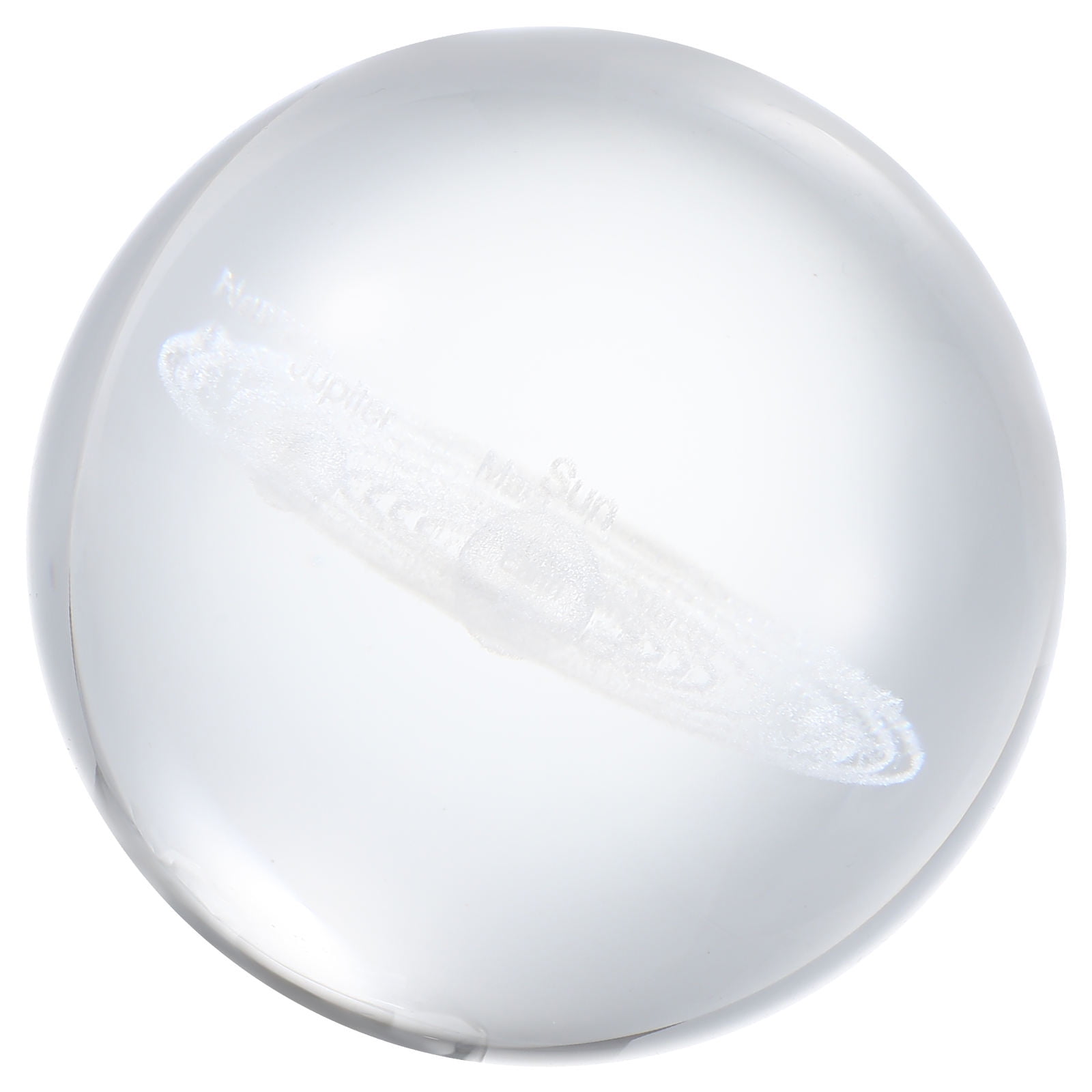 Raindrops 3 D Crystal Ball Solar System Cosmos Ornament Model Clear ...