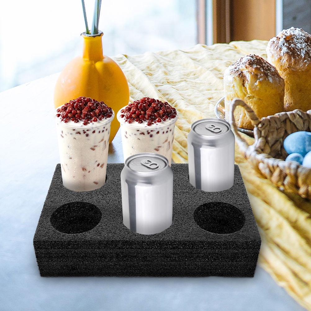 Raindrops 3 PCS Milk Tea Cup Holder Beverage Carrier Tray Coffee Mug ...