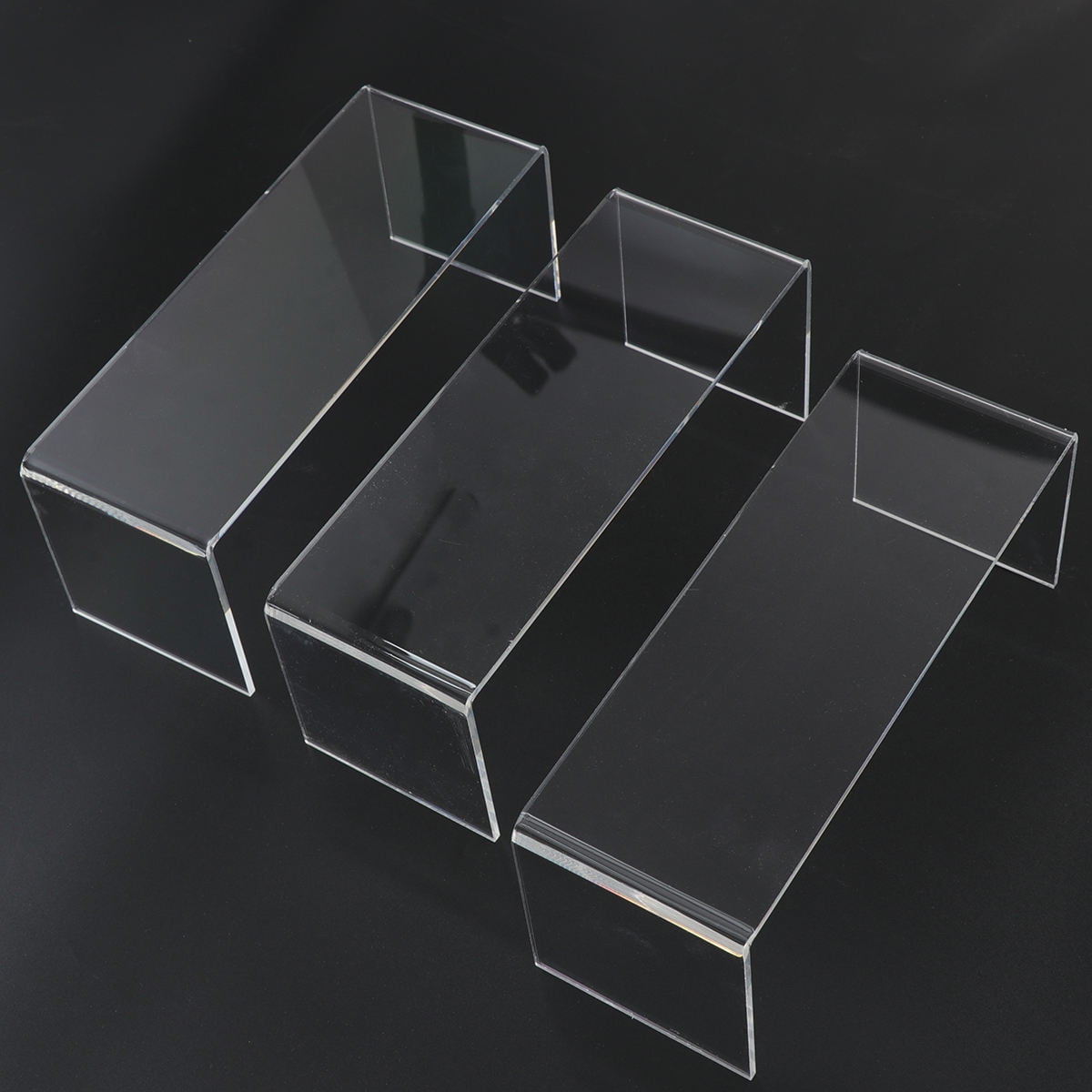 Raindrops 3 PCS Shelf Acrylic Shoe Rack Retail Display Risers - Walmart.com