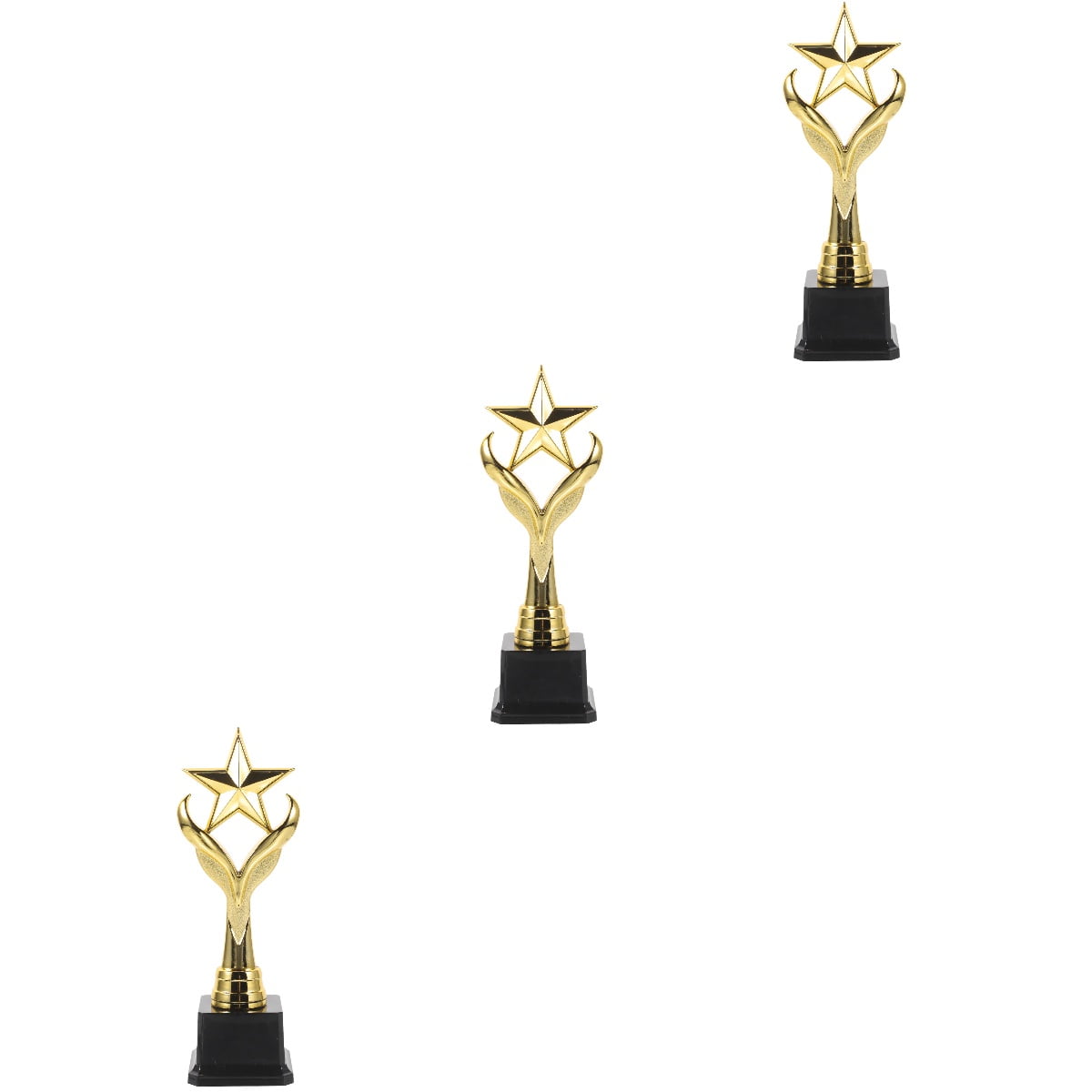 Raindrops 3 Pack Award Trophies Kids Competition Prizes Games Funny ...