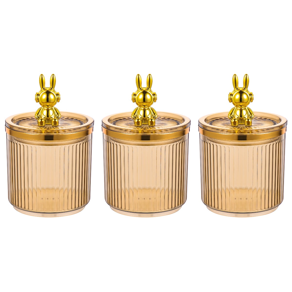 Raindrops 3 Pack Baskets Space Bunny Storage Tank Transparent Container ...