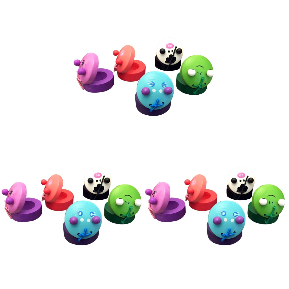 Raindrops 3 Pack Children Castanet Toy Castanets Wooden Percussion Toys ...