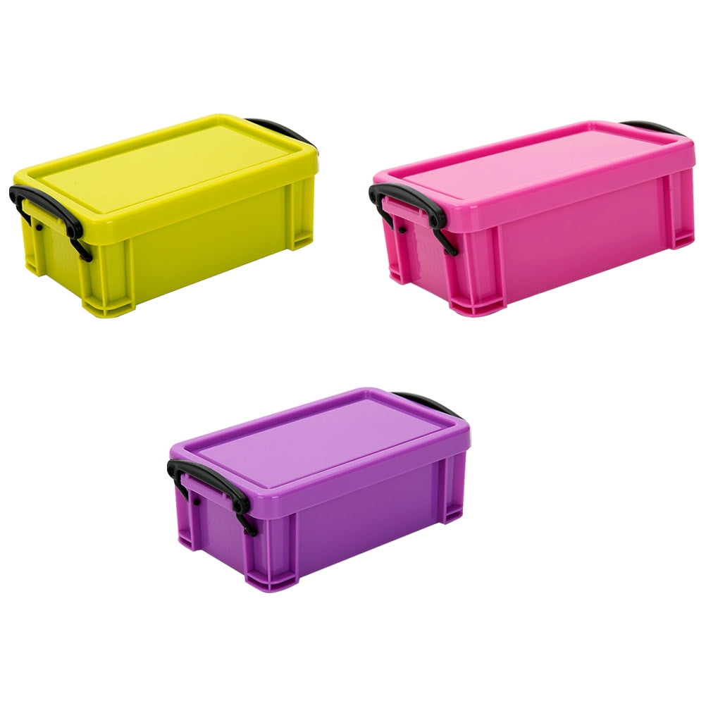Raindrops 3 Pcs Bins Plastic Storage Box Good Sealing Container ...