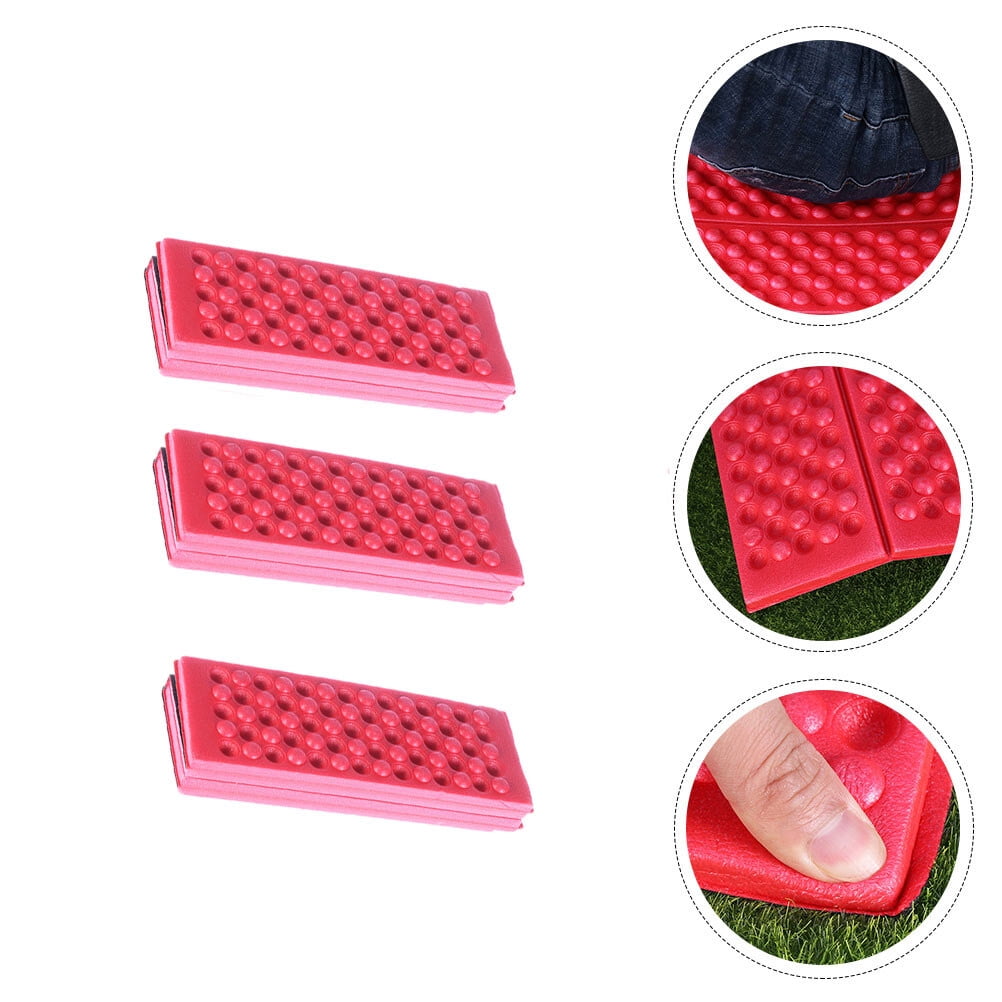 Raindrops 3 Pcs Folding Sit Mat Camping Picnic Seat Cushion Thicker Pad ...