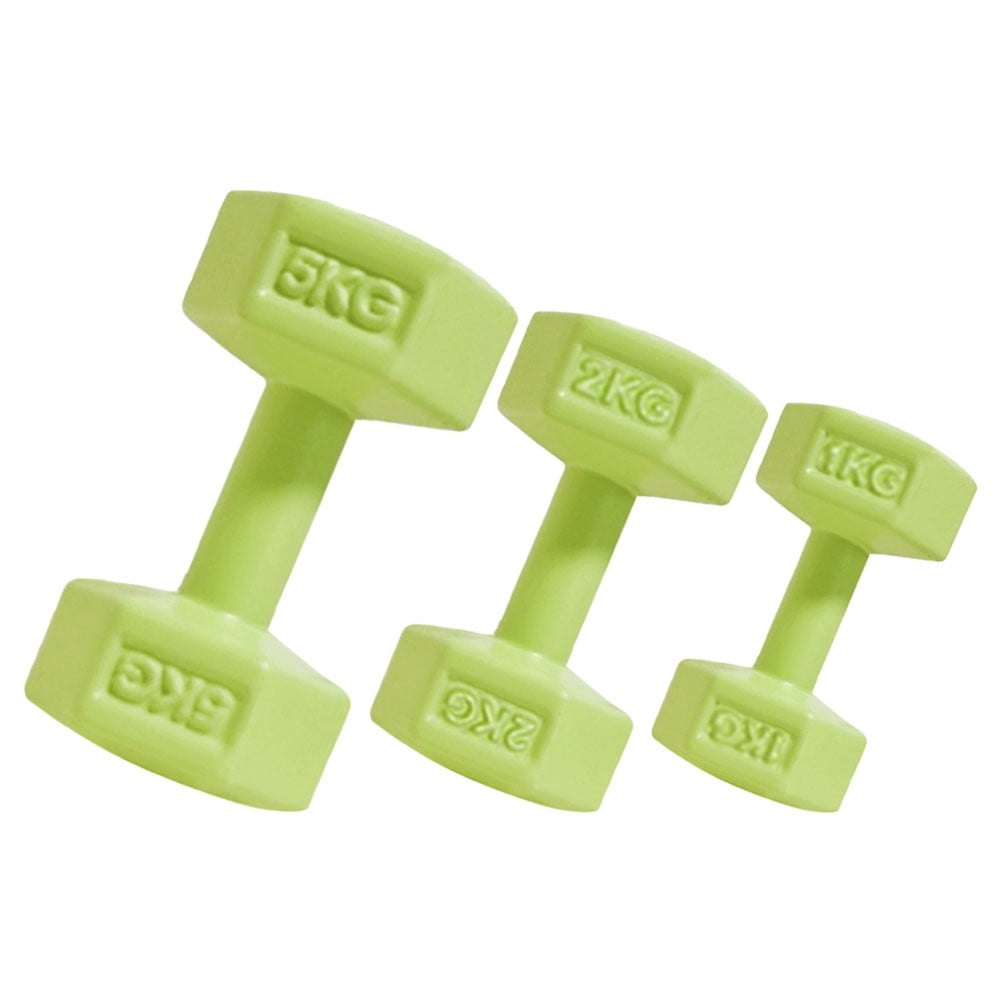 Raindrops 3pcs Mini Dumbbell Decor Made of Aluminum Alloy for Doll ...
