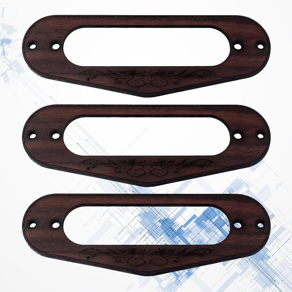 Raindrops 3 Pcs Mount Guitar Pickup Frame for Single Coil Pickups ...