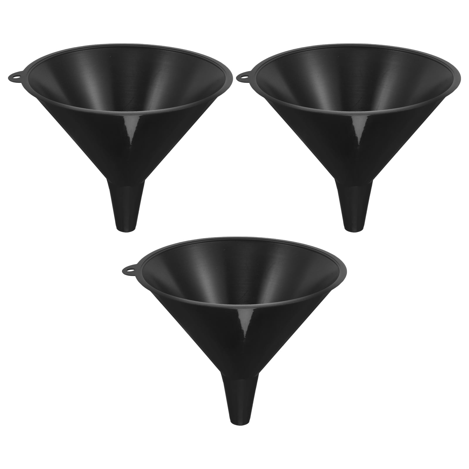 Nestingho Black Plastic Oil Funnel Reusable 3Pack - Walmart.com