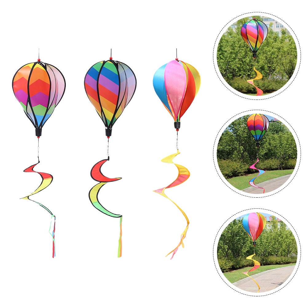 Raindrops Outdoor Windmill Spiral Shape 3Pcs 51.2X16.5X10.6in - Walmart.com