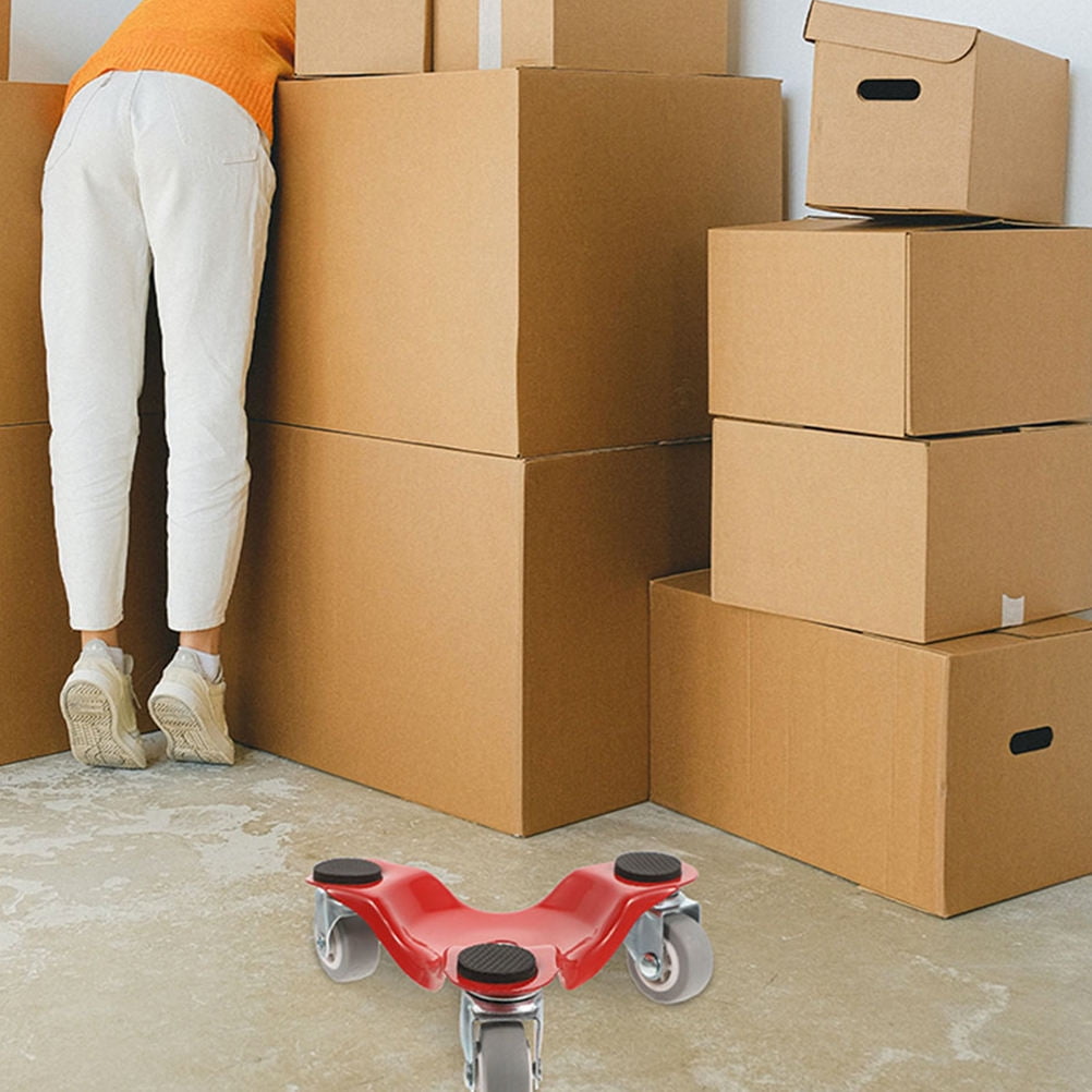 Raindrops 3 Pcs Small Dolly with Wheels Mover Dollies for Moving ...