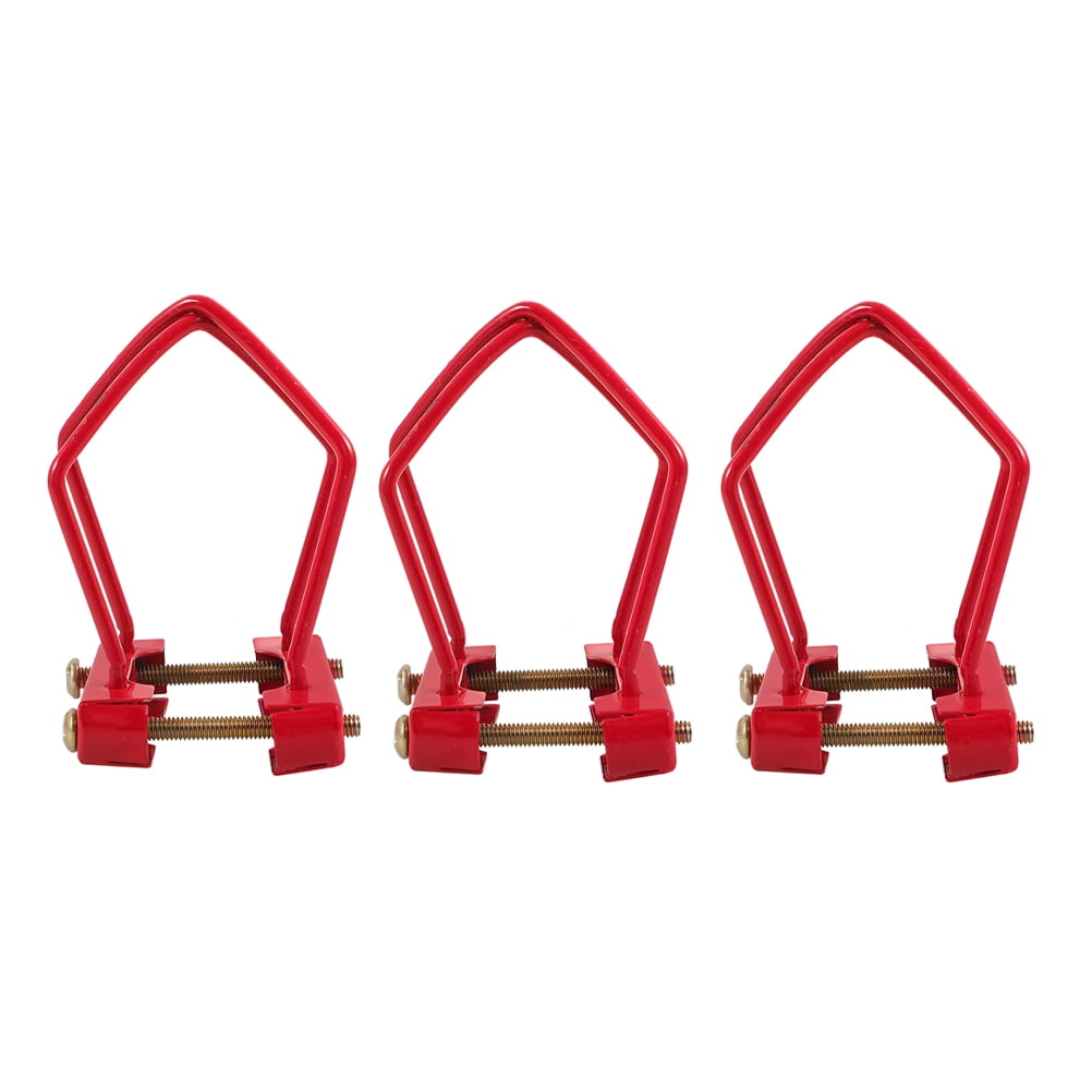Raindrops 3 Pcs Sprinkler Head Guard Fire Cover Cage Bracket Spray Red ...